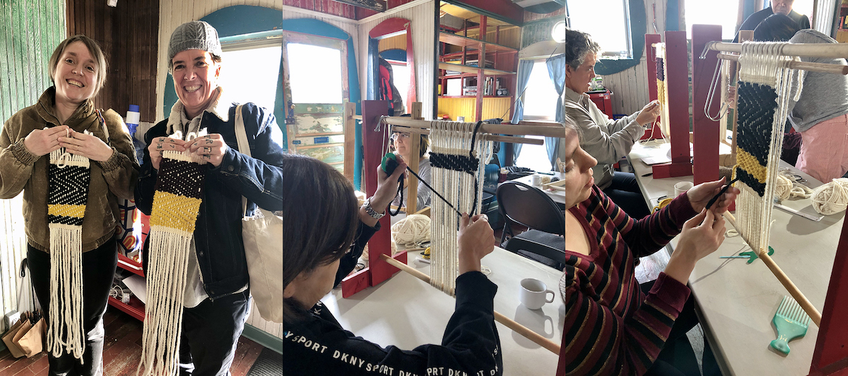 Weaving Workshop with Chief Janice George & Buddy Joseph – The Blue Cabin